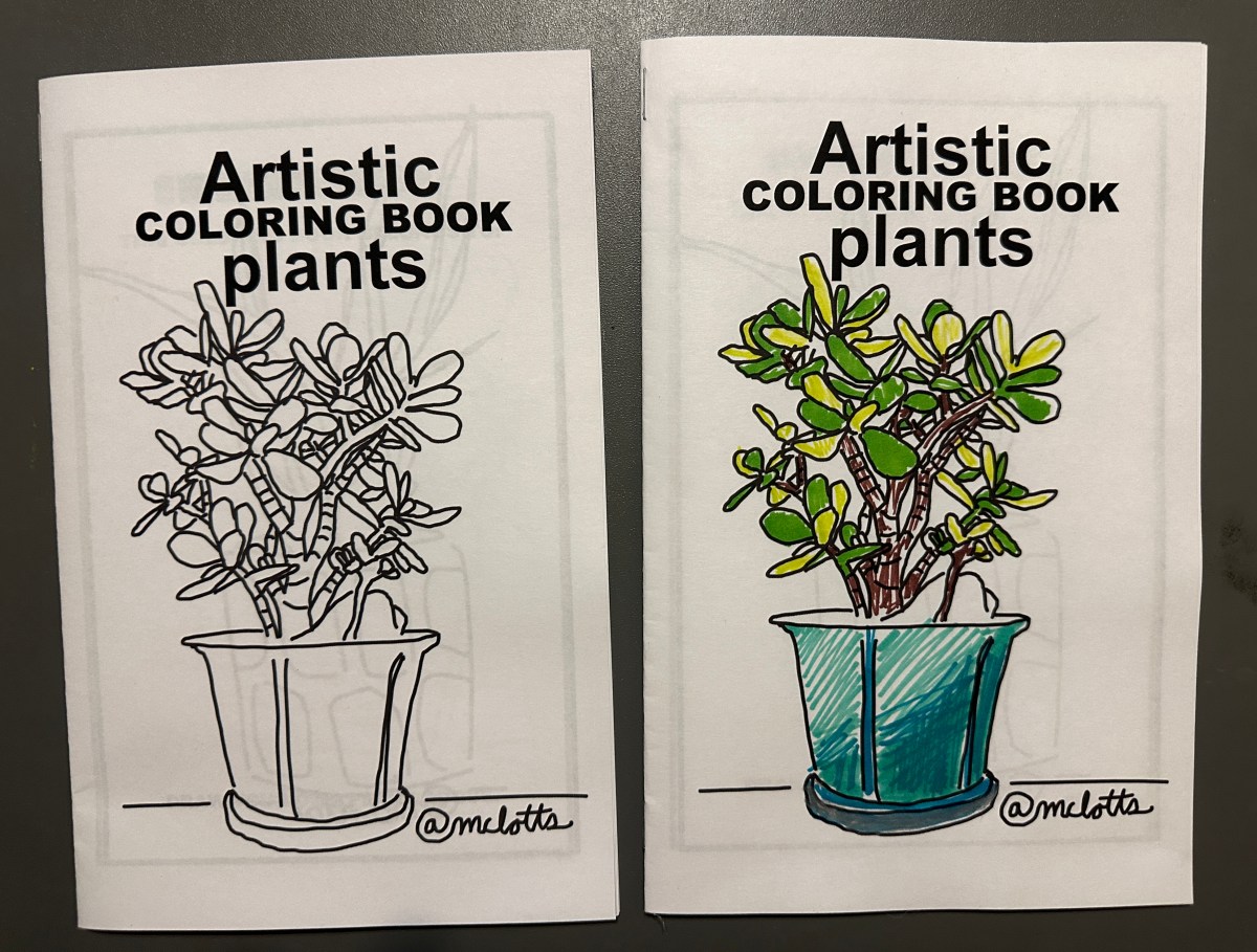Artistic Coloring Books- PLANTS – Megan Lotts